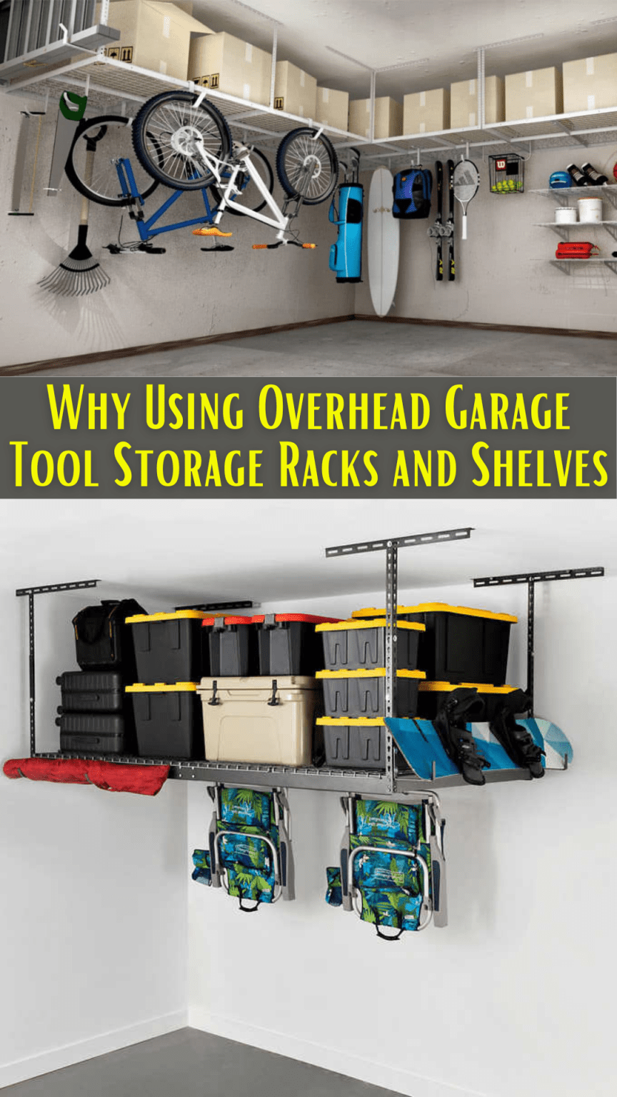 Maximize Your Garage Space: Overhead Garage Tool Storage Racks and ...