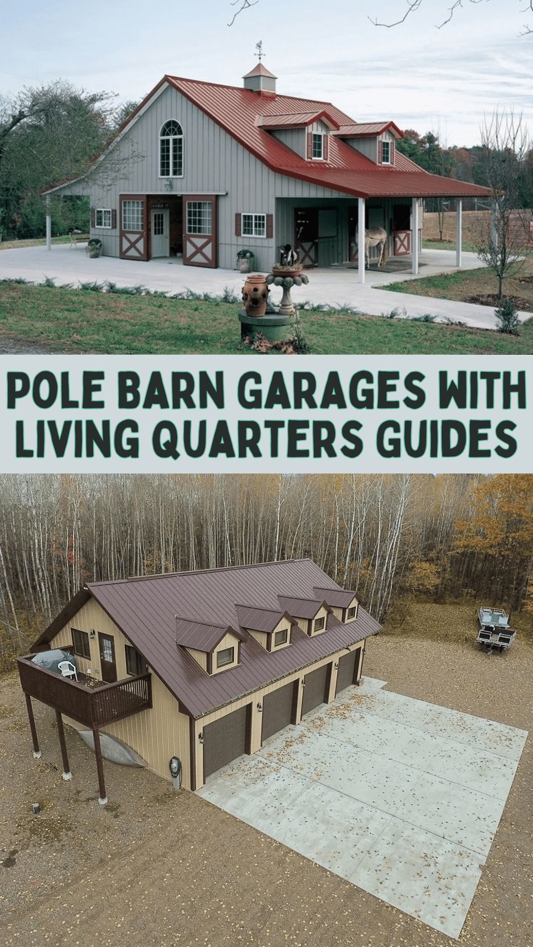 The Ultimate Guide to Pole Barn Garages with Living Quarters 🏠🚗 ...