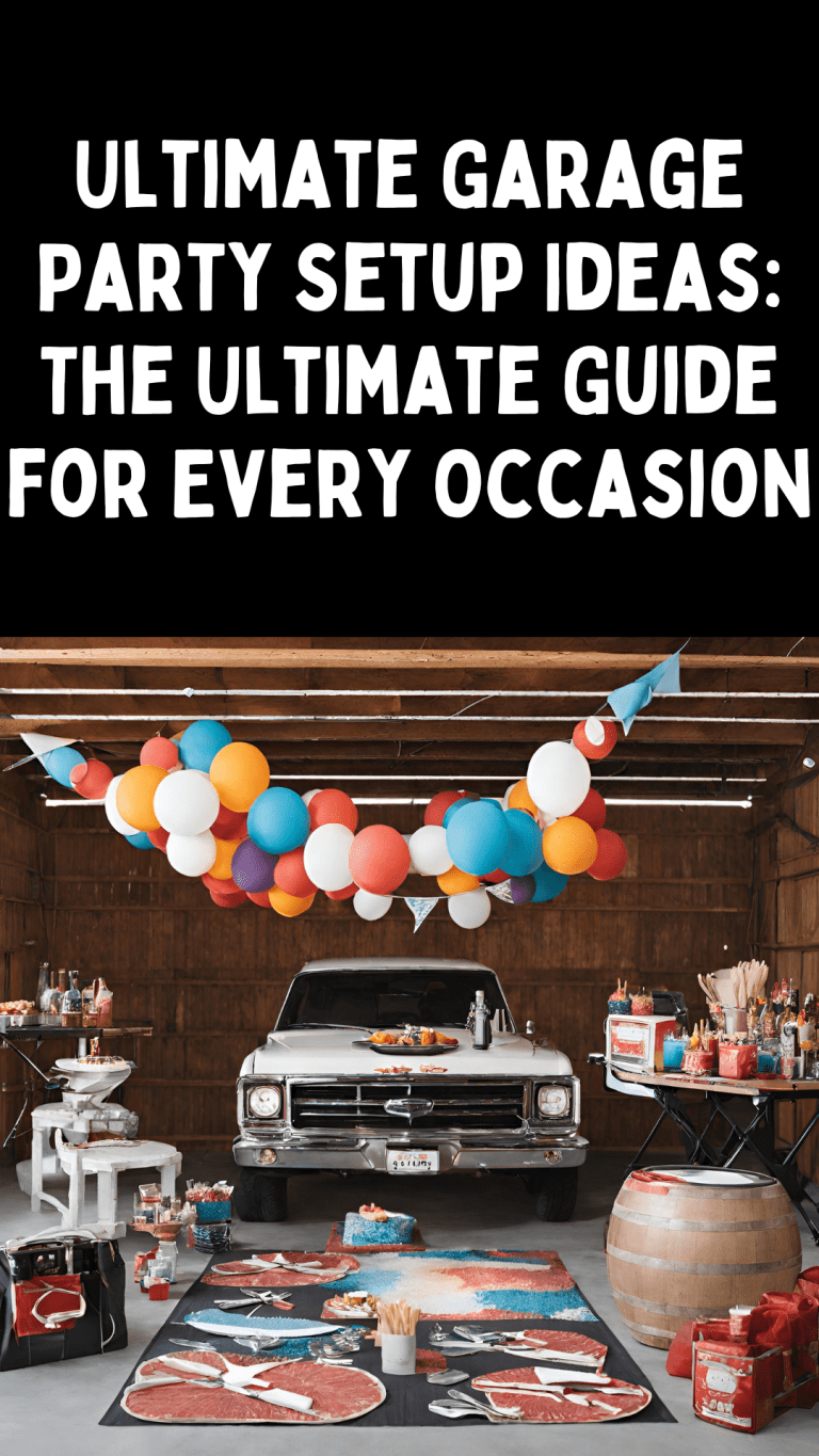 Ultimate Garage Party Setup Ideas: The Ultimate Guide for Every ...