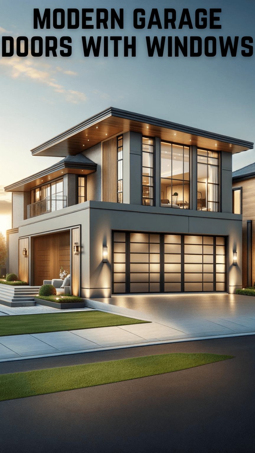 Unlock the Beauty and Functionality of Modern Garage Doors with Windows ...
