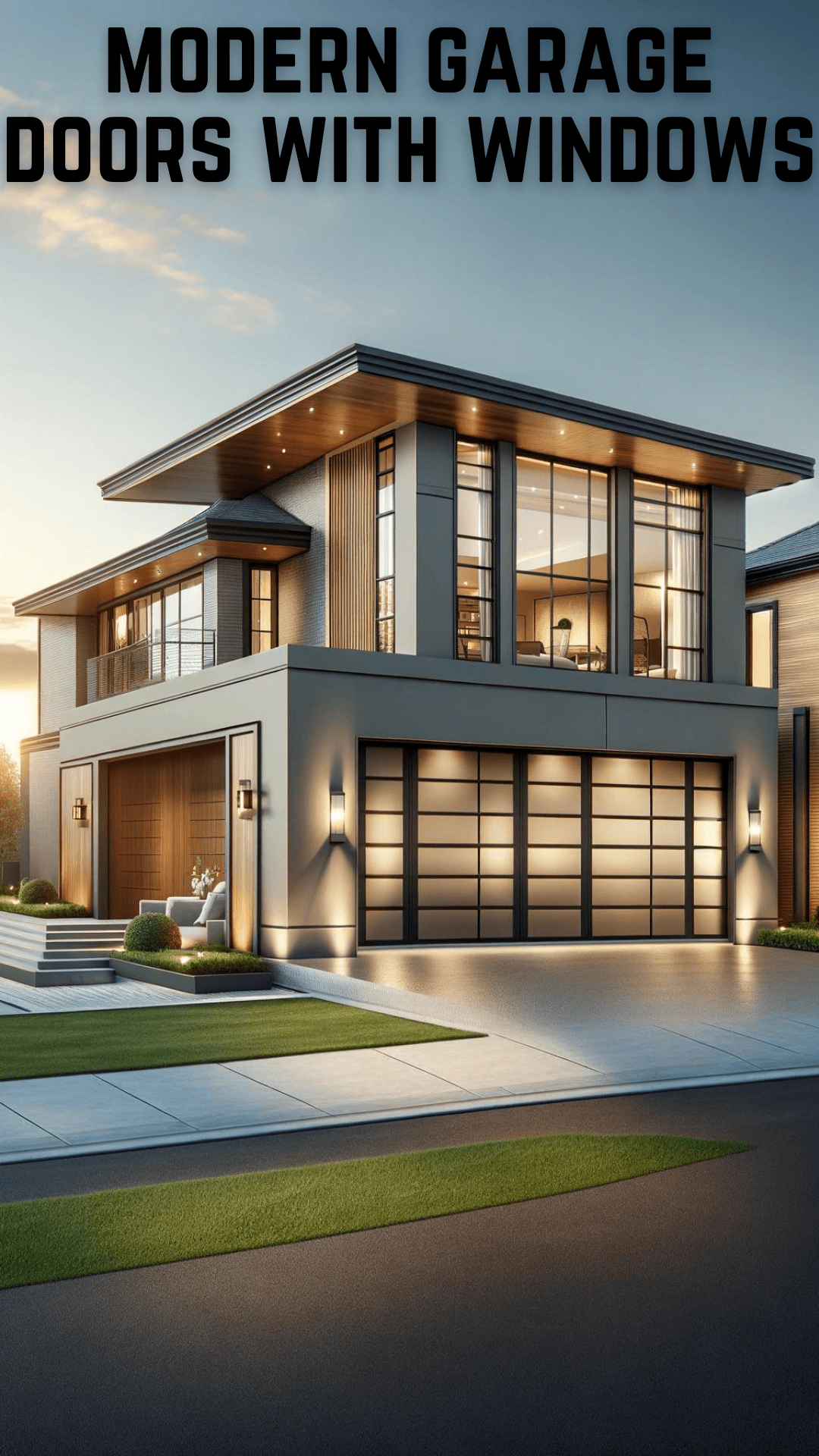 Unlock the Beauty and Functionality of Modern Garage Doors with Windows ...