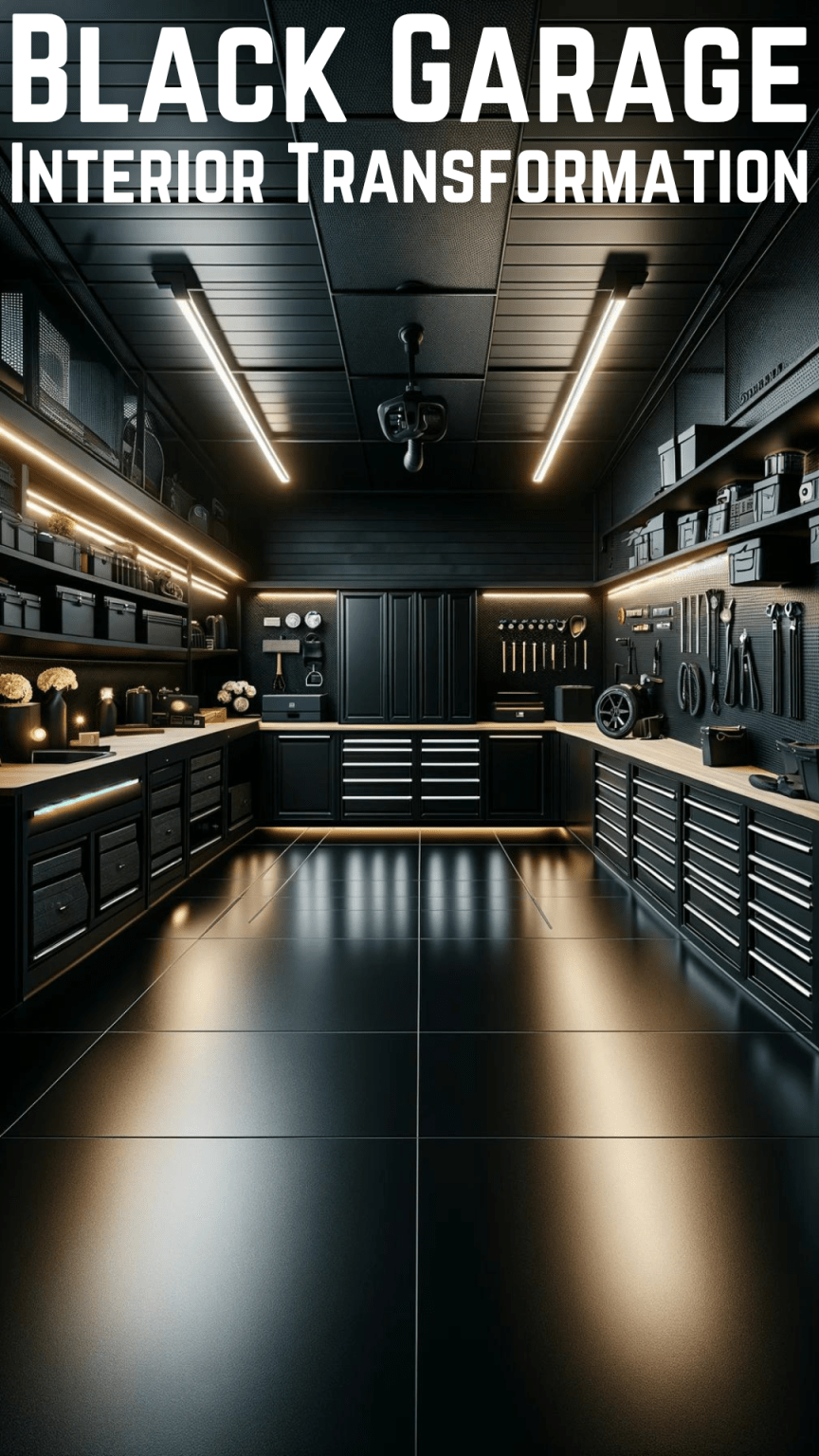 Unleash the Potential of Your Home with a Black Garage Interior ...
