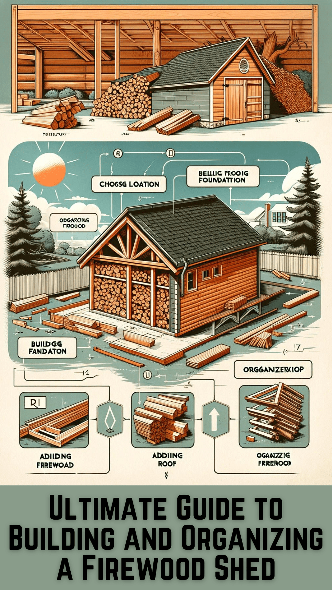 Ultimate Guide to Building and Organizing a Firewood Shed - GARAGE GUIDES