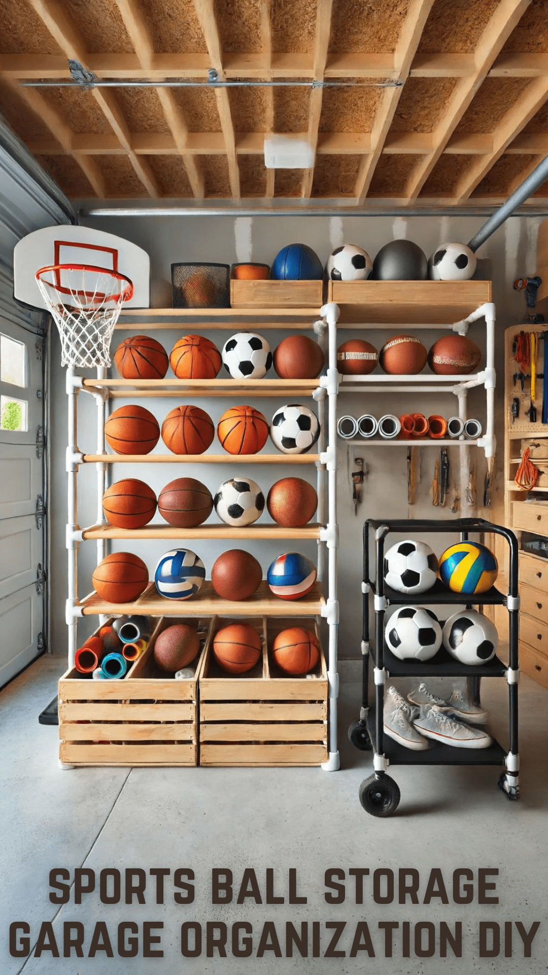 Ultimate Guide to Sports Ball Storage Garage Organization DIY - GARAGE ...
