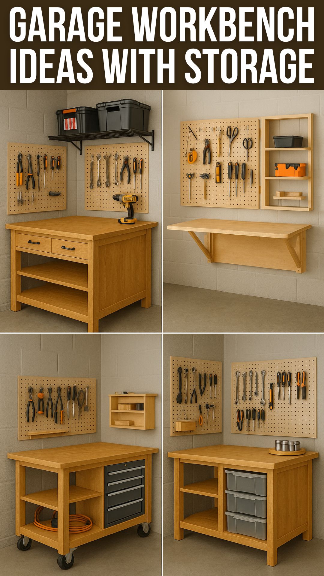 Genius Garage Workbench Ideas With Storage That Will Totally Upgrade ...